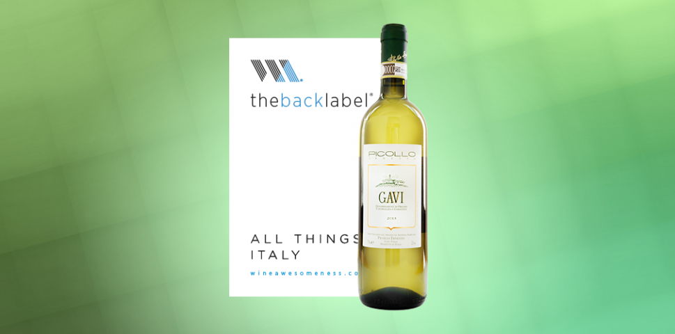 The Lowdown: Picollo Ernesto Gavi 2013